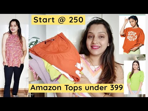 Amazon tops under 400 | AMAZON Sale Haul |Trendy Tops | summer tops ...