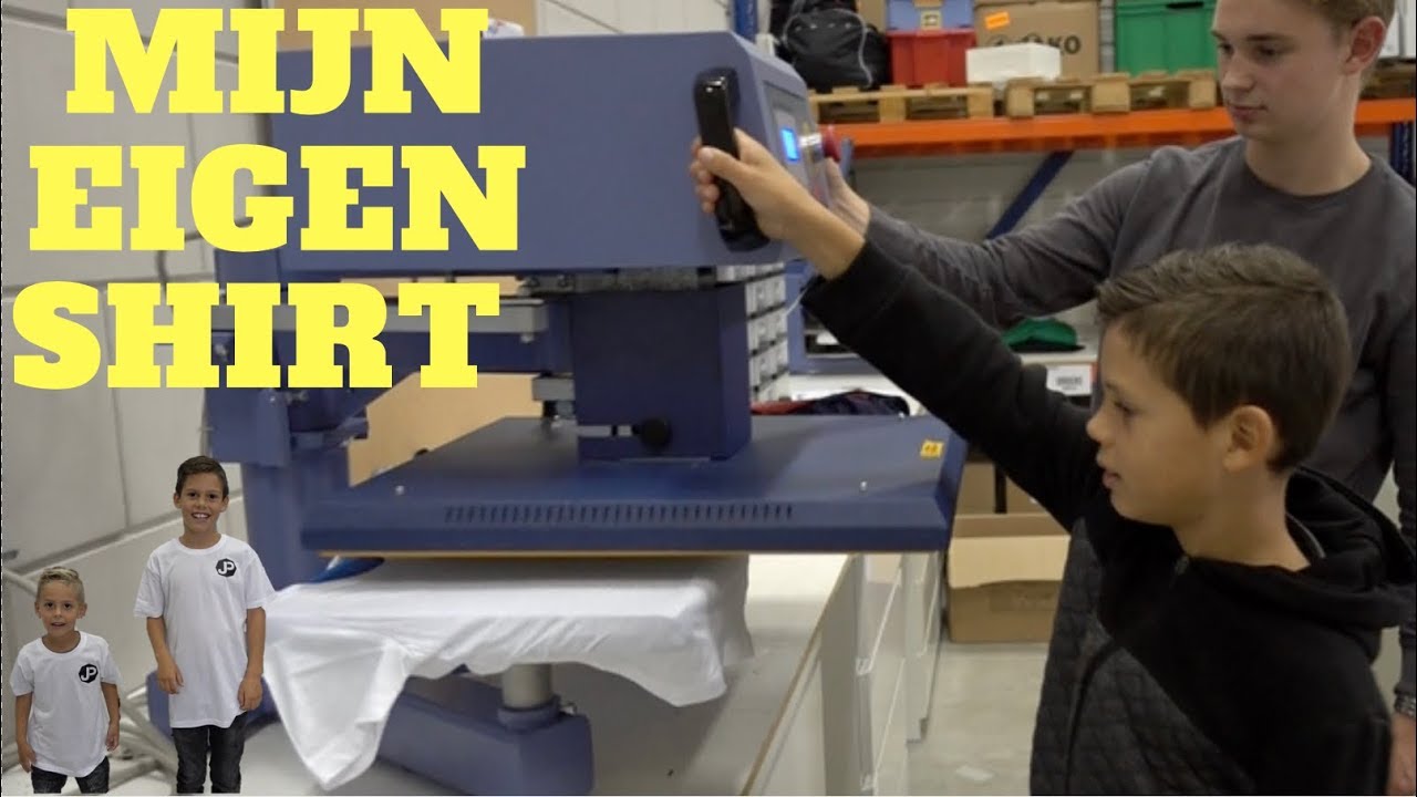 IK MAG MIJN EIGEN SHIRT BEDRUKKEN - YouTube
