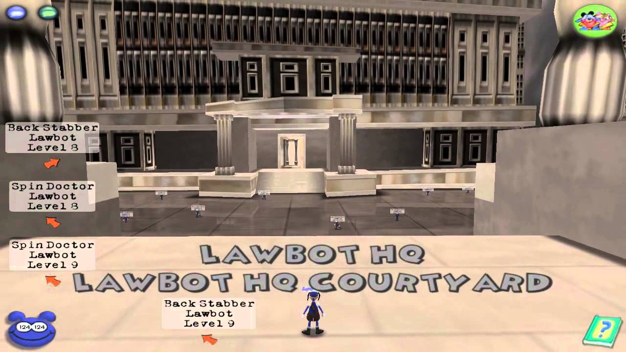 Toontown - Lawbot Headquarters HQ - YouTube