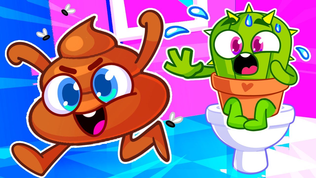 Poo Poo Song! 🚽🧻 Let's Poo In The Potty 😉 Kids Songs VocaVoca Friends 🥑 ...