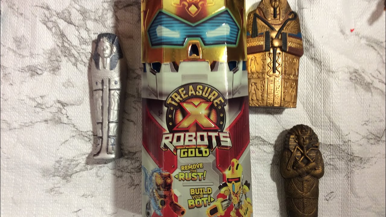 Revealing Robots Gold Treasure X remove that rust and give us a robot ...