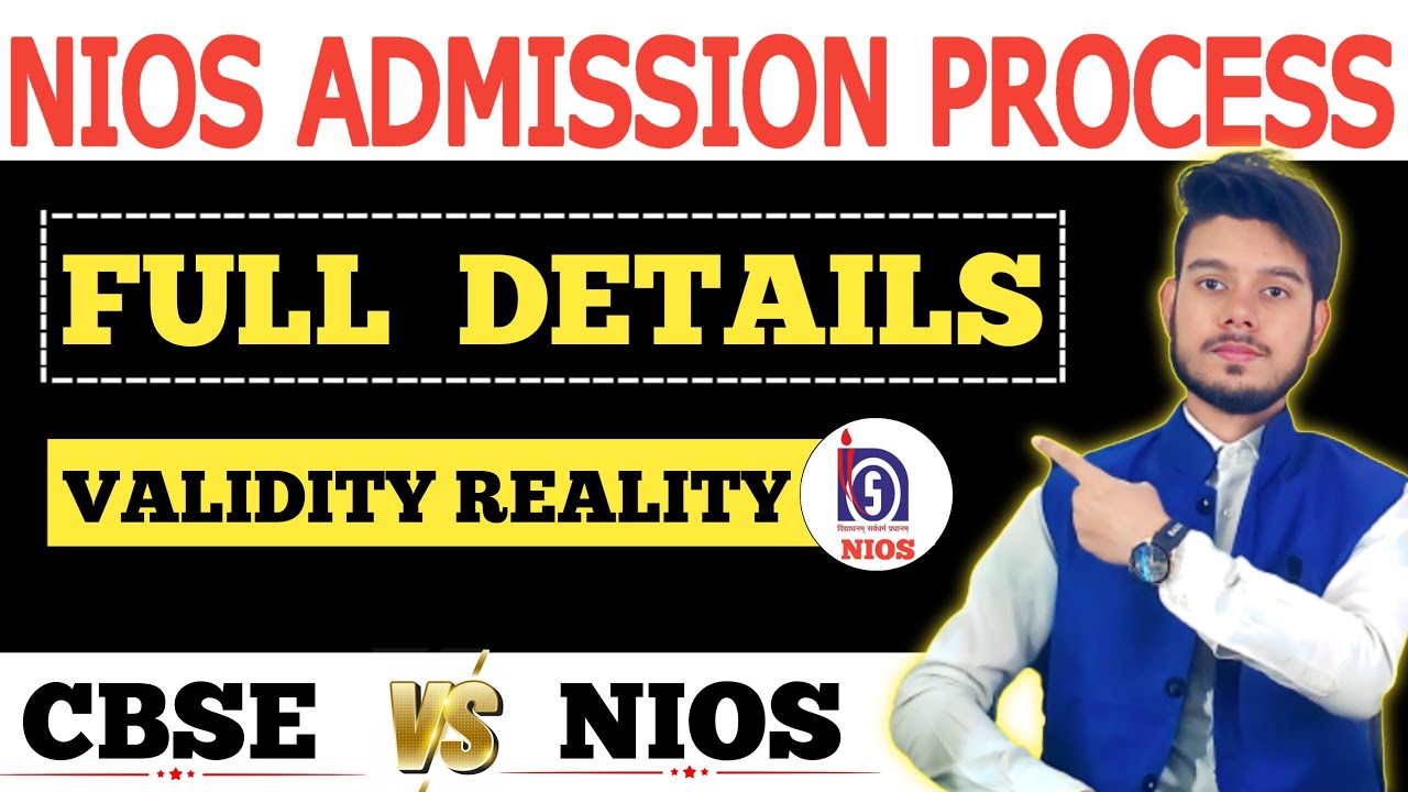 Nios Admission National Institute Of Open School Admission Nios