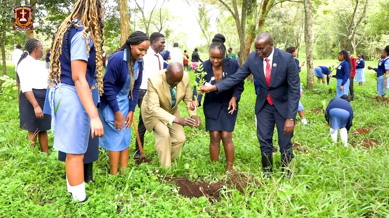 TREE PLANTING AT KMTC KAREN CAMPUS - YouTube