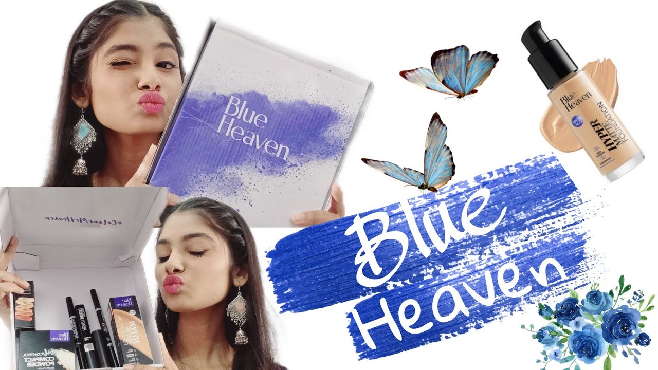 BLUE HEAVEN || Makeup Tutorial || Review || #collaboration #ad # ...
