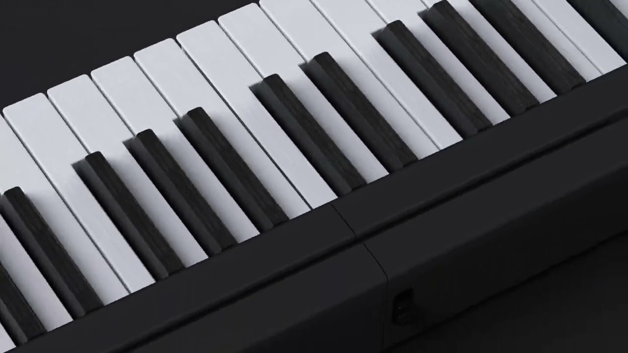 How gorgeous is the 61 keys folding piano - YouTube