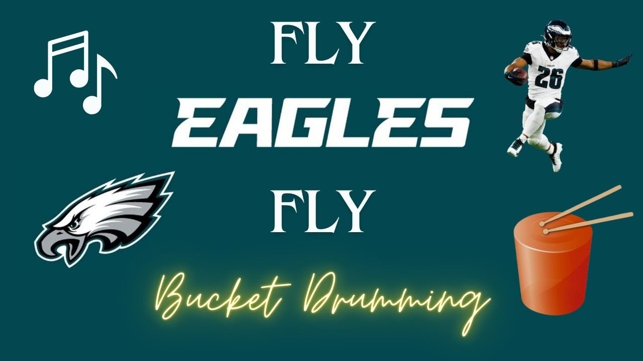 "Fly, Eagles, Fly" Bucket Drumming - YouTube