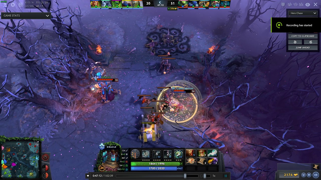 Dota2 Oracle Aeon Disk bug - YouTube