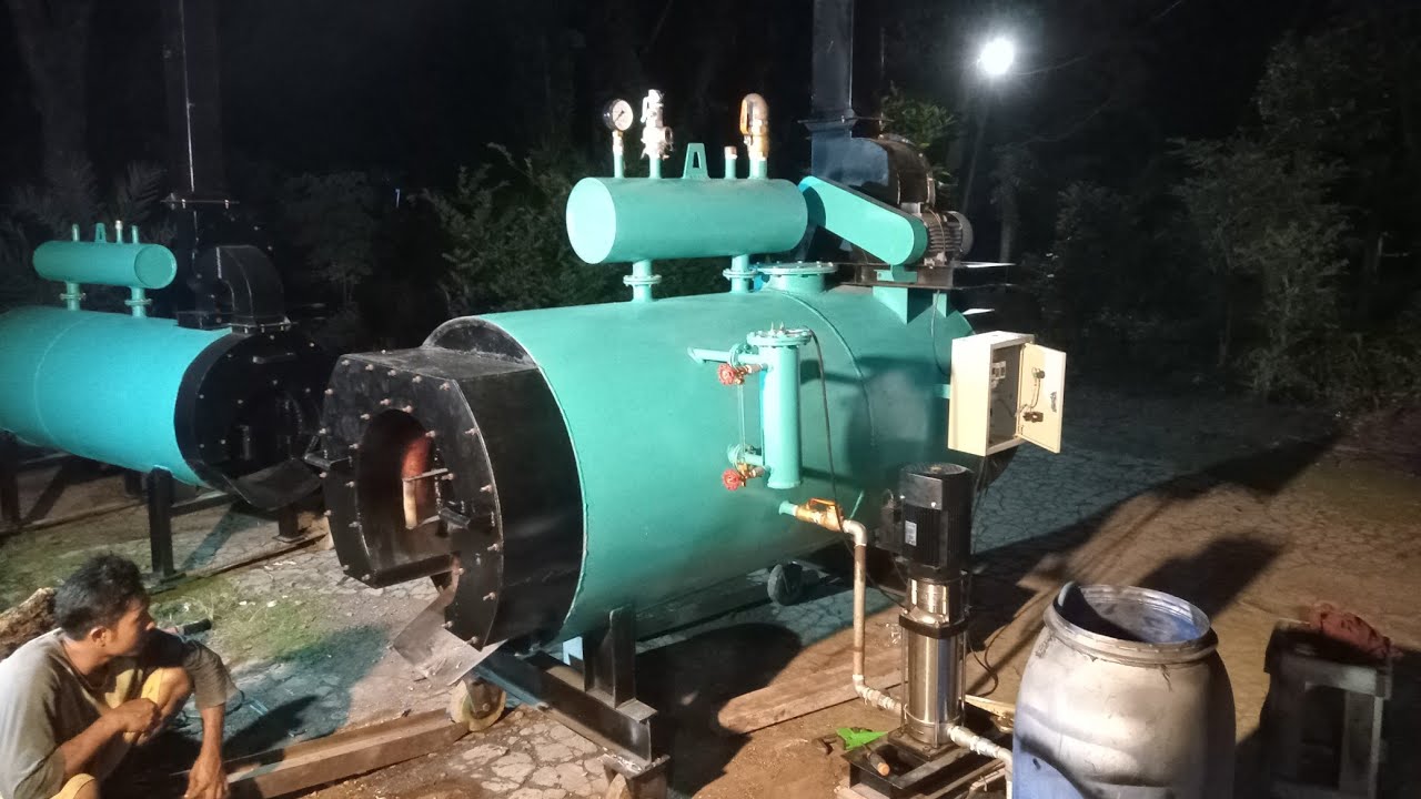 KETEL UAP BOILER UNTUK PRODUKSI SAOS PABRIK BATANG JAWA TENGAH - YouTube