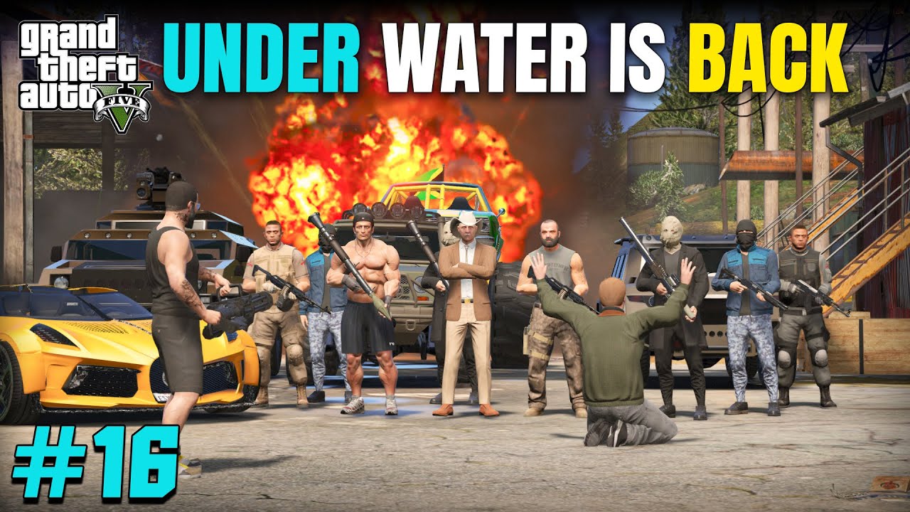 GTA 5 : DUGGAN & UNDER WATER MAFIA ATTACK ON MICHAEL AND LASTER | GTA 5 GAMEPLAY #16 TECHNO NEW ...