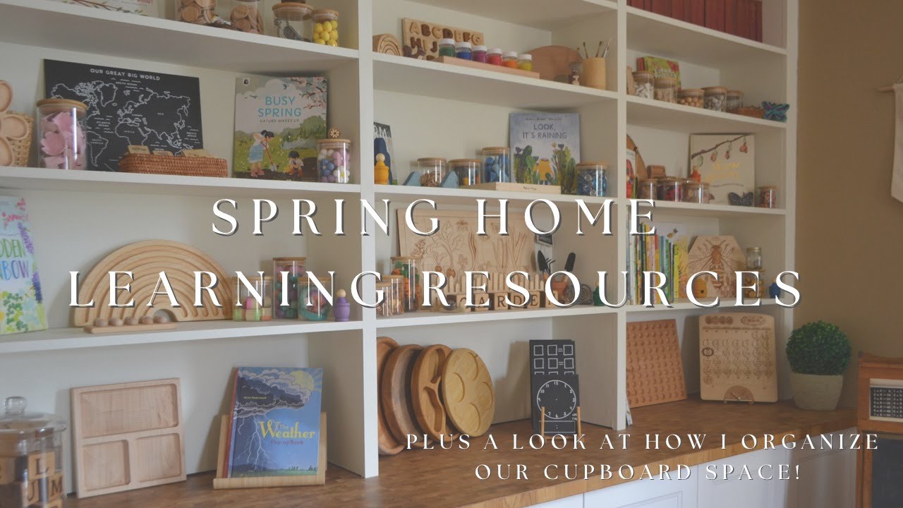 Spring Home Learning Resources (Plus A Look at How I Organize ...