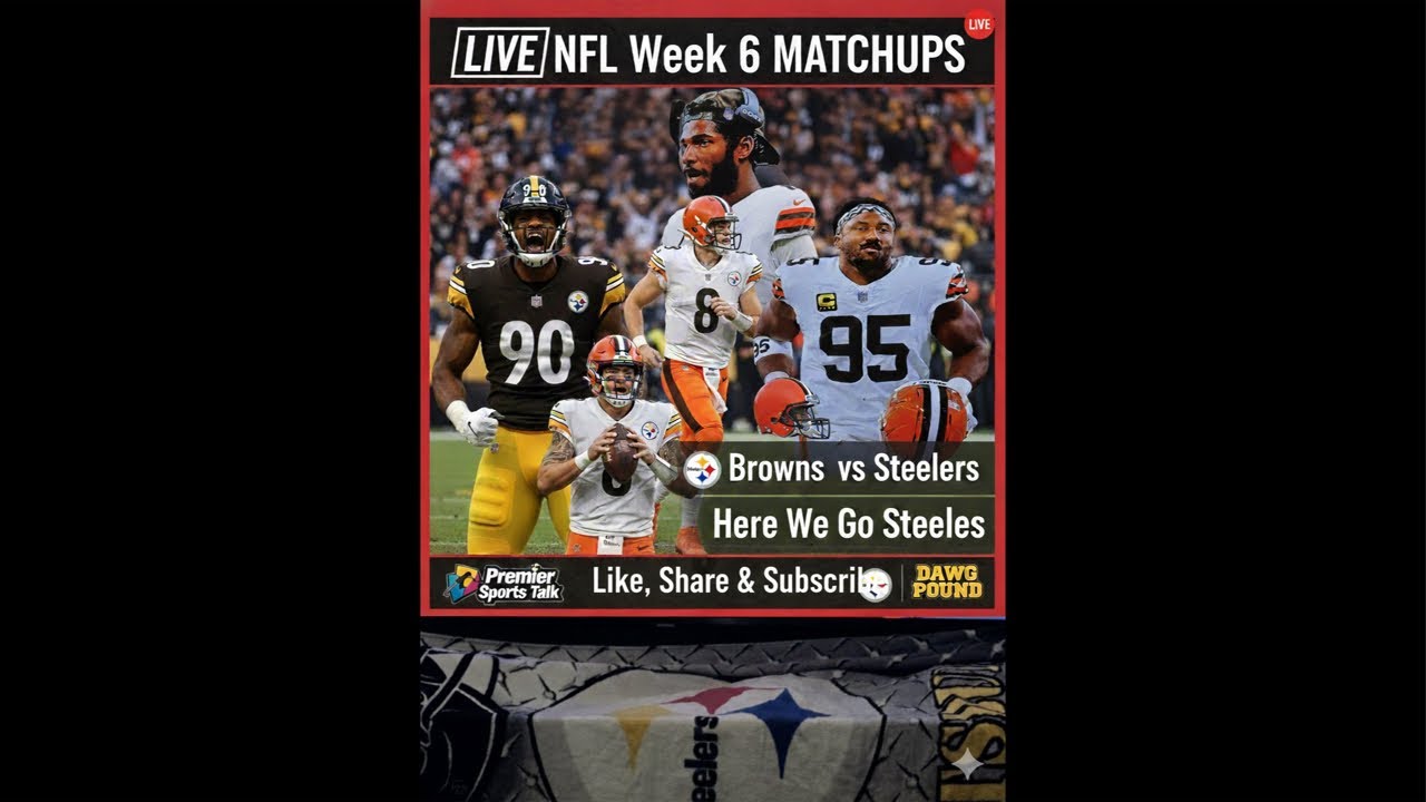 LIVE NFL WEEK 6 MATCHUPS & Favorites 2 🏆 WIN - YouTube