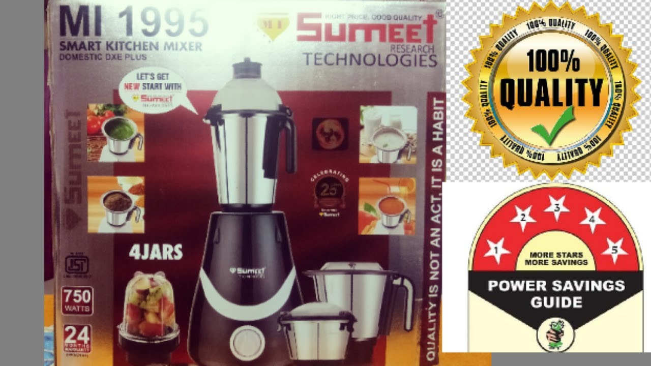 Sumeet brand mixer Review #karurfoods - YouTube