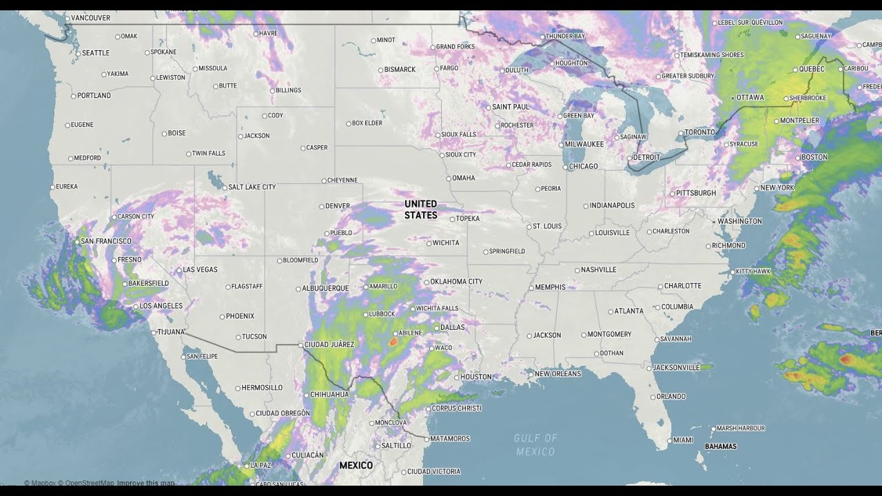 Live Look Of Weather Across The USA - YouTube