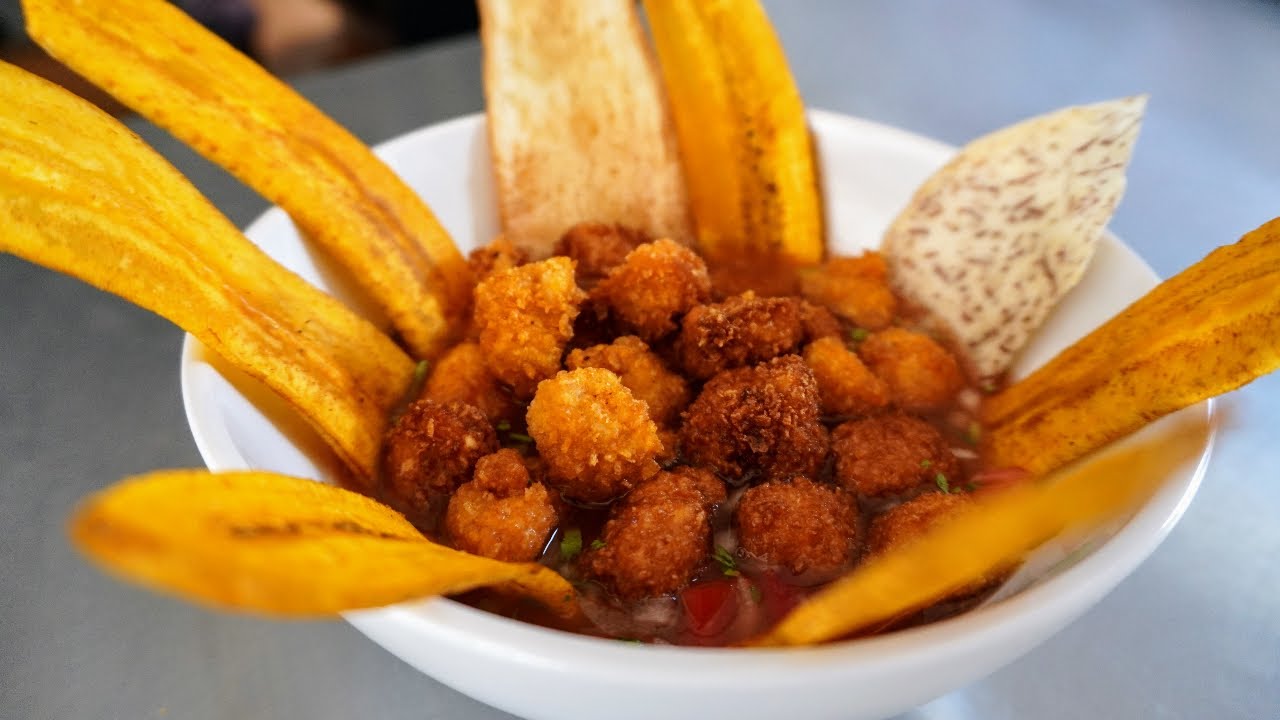 CEVICHE FRITO / RECETA DELICIOSA Y FACIL - YouTube