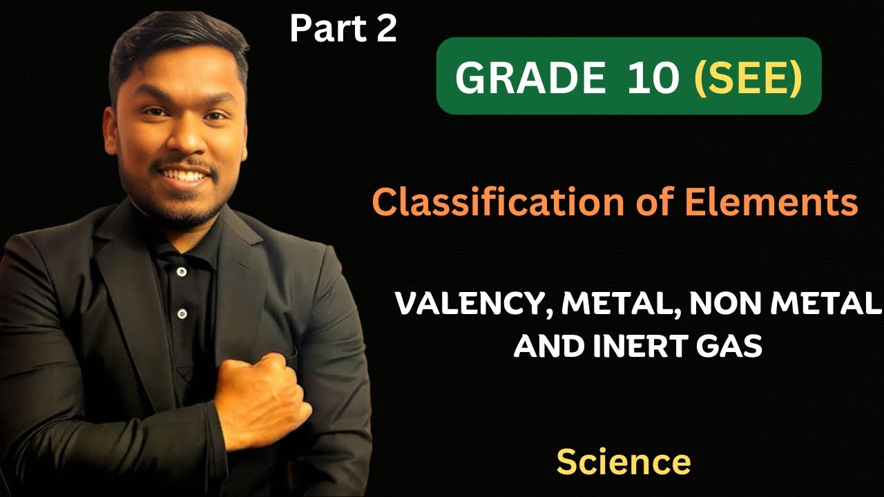 Classification of Elements | Class10 Science | Valency, Metal, Non ...