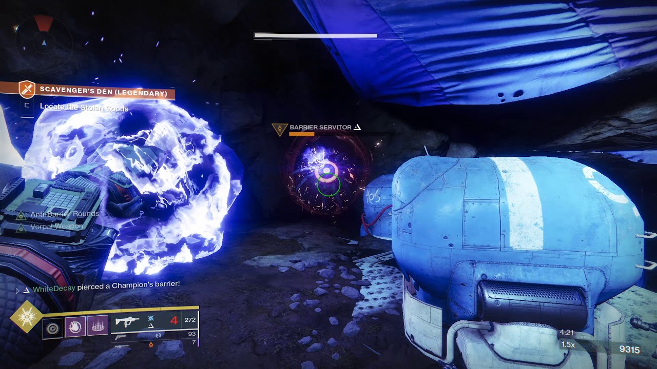 Solo Legendary Lost Sector: Scavenger's Den (Destiny 2) - YouTube