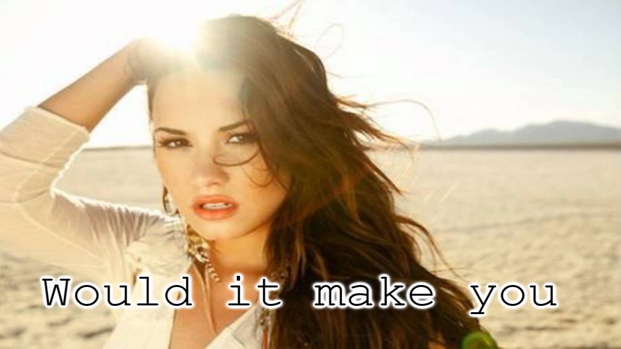 Demi Lovato - Skyscraper - Lyrics - YouTube