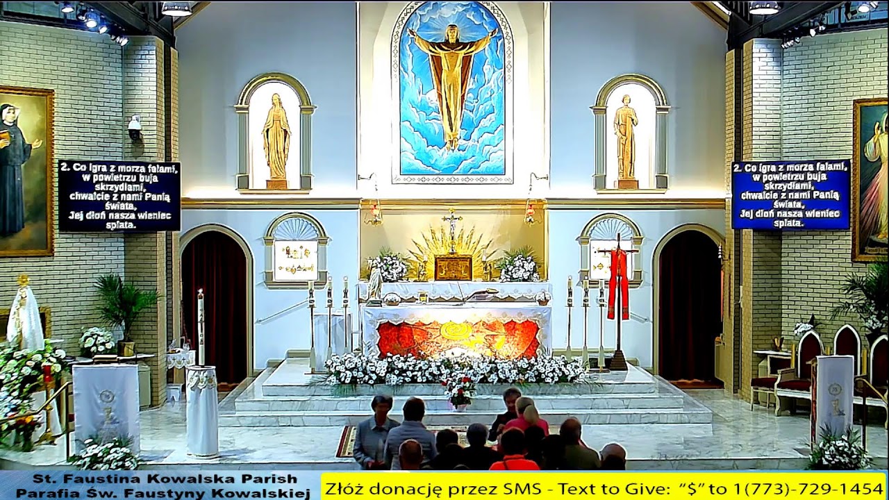 Nabozenstwo i Msza sw.do sw.Rity par.sw.Faustyny w Chicago-05.20.2025 ...