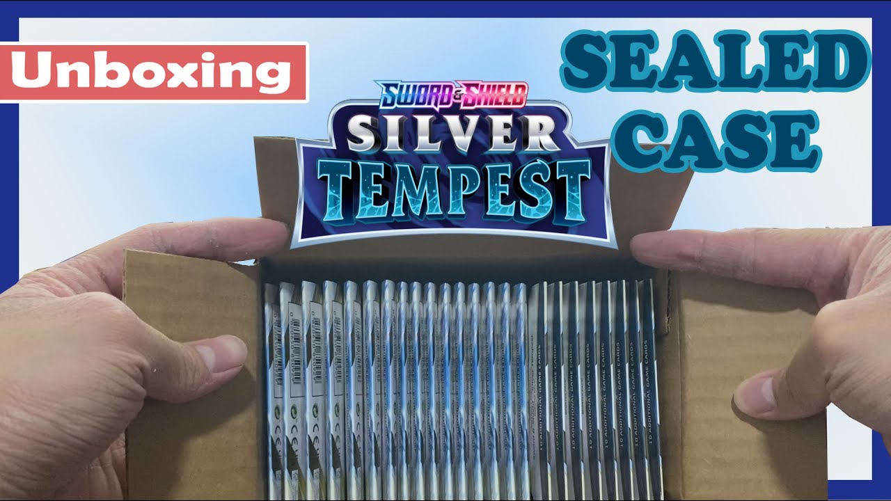 Opening a Pokemon SILVER TEMPEST Sleeved Booster CASE! - YouTube