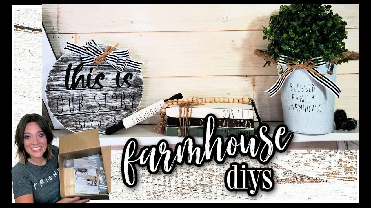 Project Home DIY Farmhouse Box!! - YouTube