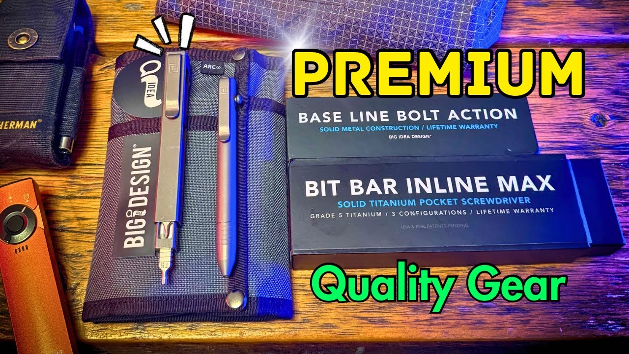 Big Idea Designs Unboxing & First Impressions: Titanium EDC Pen ...
