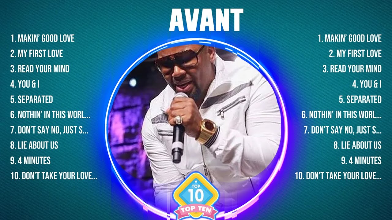Avant Top Hits Popular Songs - Top 10 Song Collection - YouTube