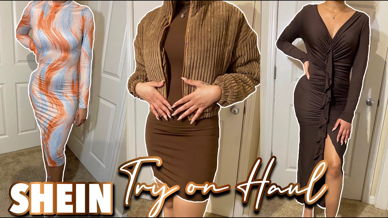 SHEIN TRY ON HAUL || DATE NIGHT VERSION || DRESSES, HEELS, & PURSES ...