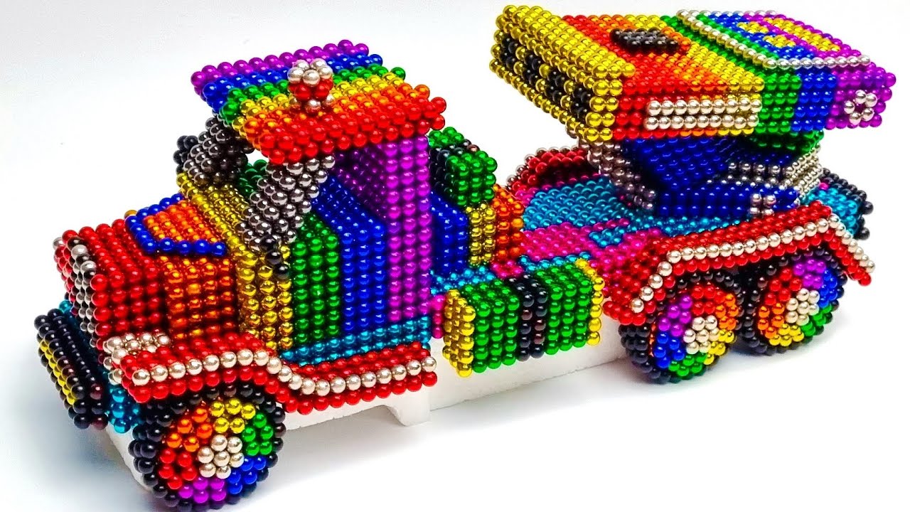 ASMR Magnets | How To Make Missile Launcher Truck from Magnetic Balls ...