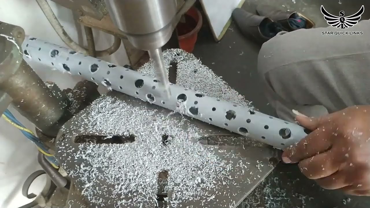 How to make DIY PVC Pipe Wall Decoration & PC Studio Lamp | Star Quick ...