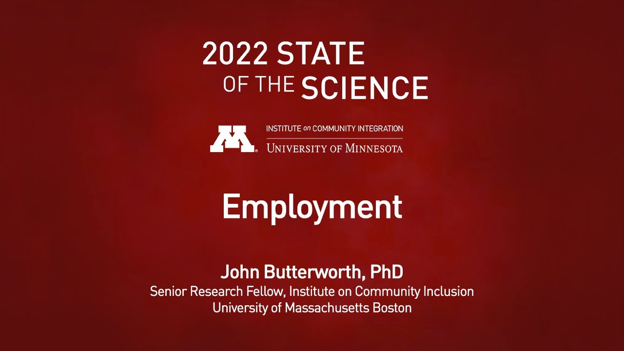 Employment - John Butterworth, PhD - YouTube