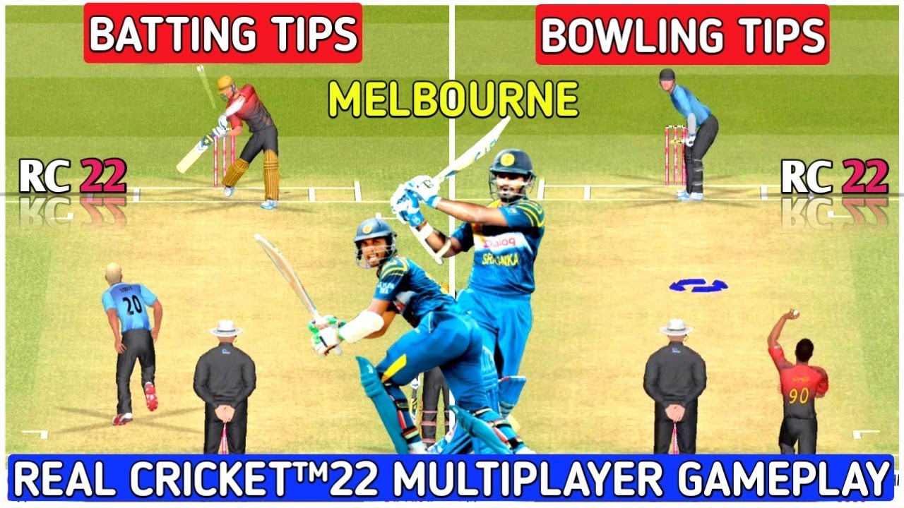 Real Cricketâ„¢22 Multiplayer Gameplay ðŸðŸ¤¯ Melbourne Rc 22 Batting And