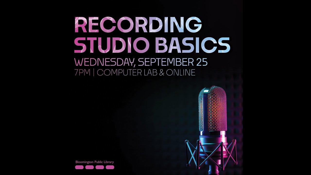 Recording Studio Basics Presentation - YouTube