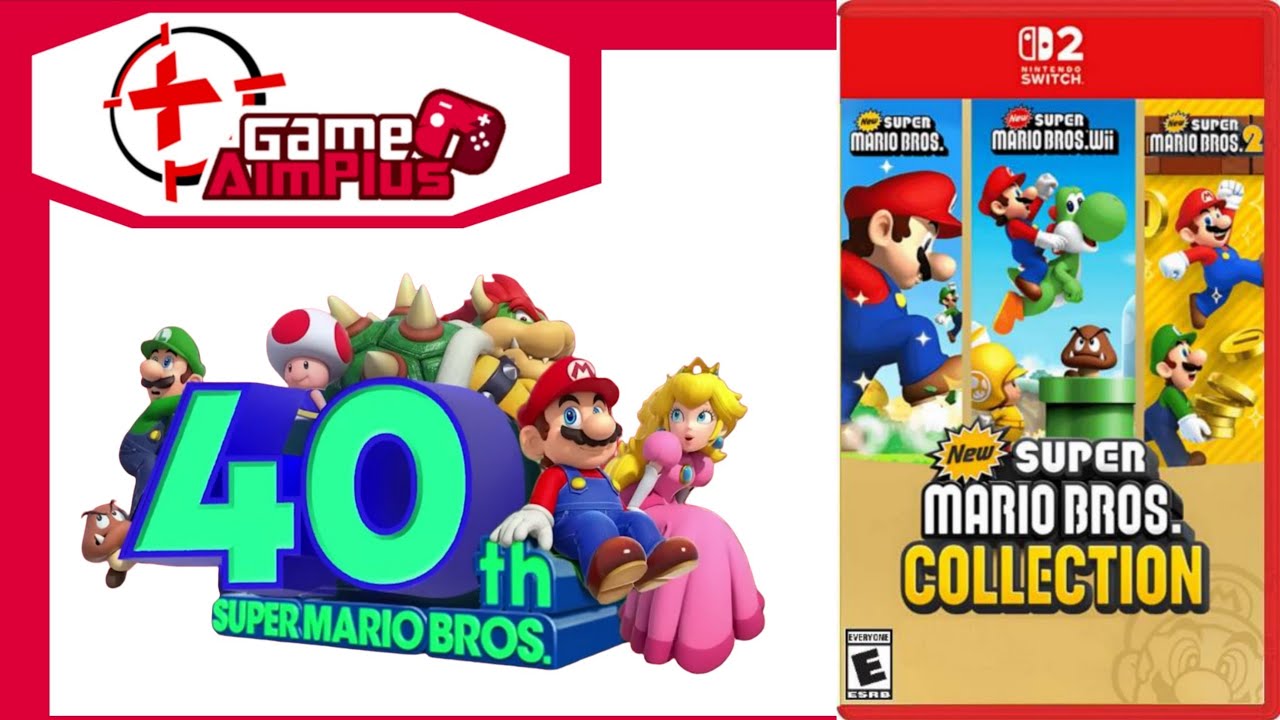 New Super Mario Bros Collection In A 40th Anniversary Mario Nintendo ...