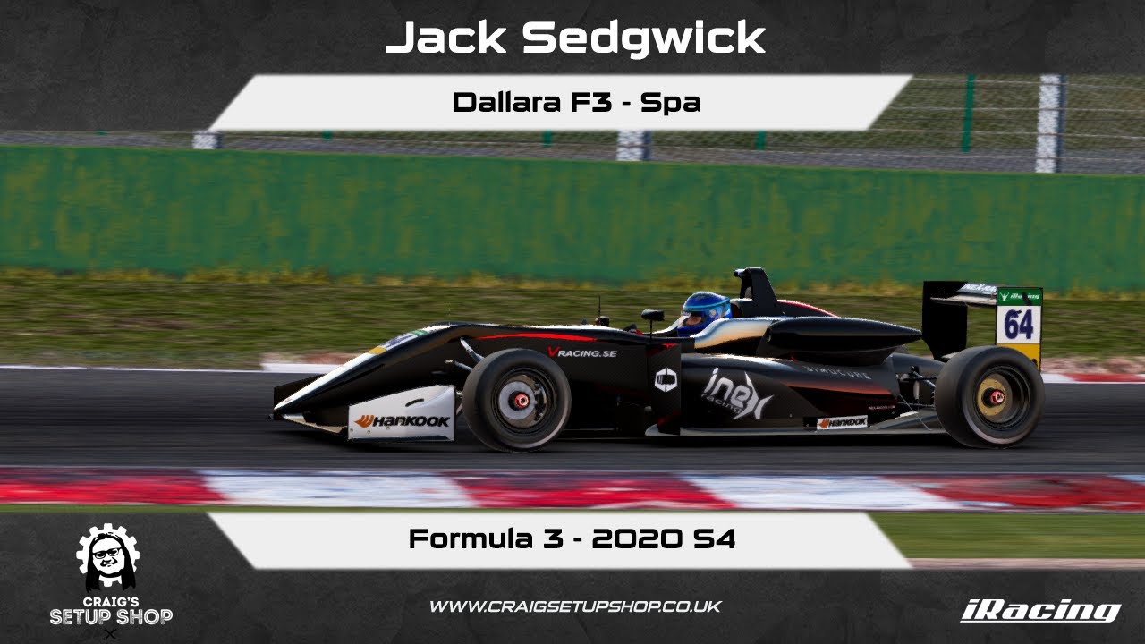 iRacing - 20S4 - Dallara F3 - Formula 3 - Spa - Jak - YouTube