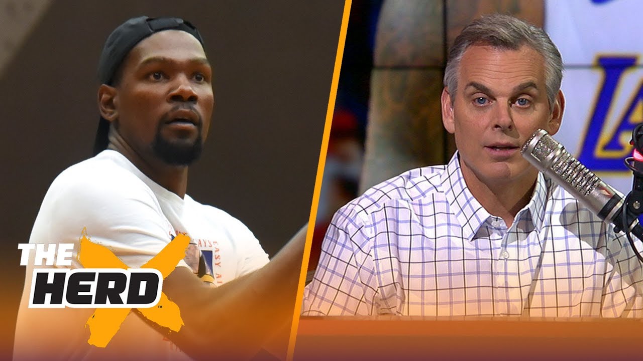 Colin Cowherd reacts to Kevin Durant's latest comments on LeBron James ...