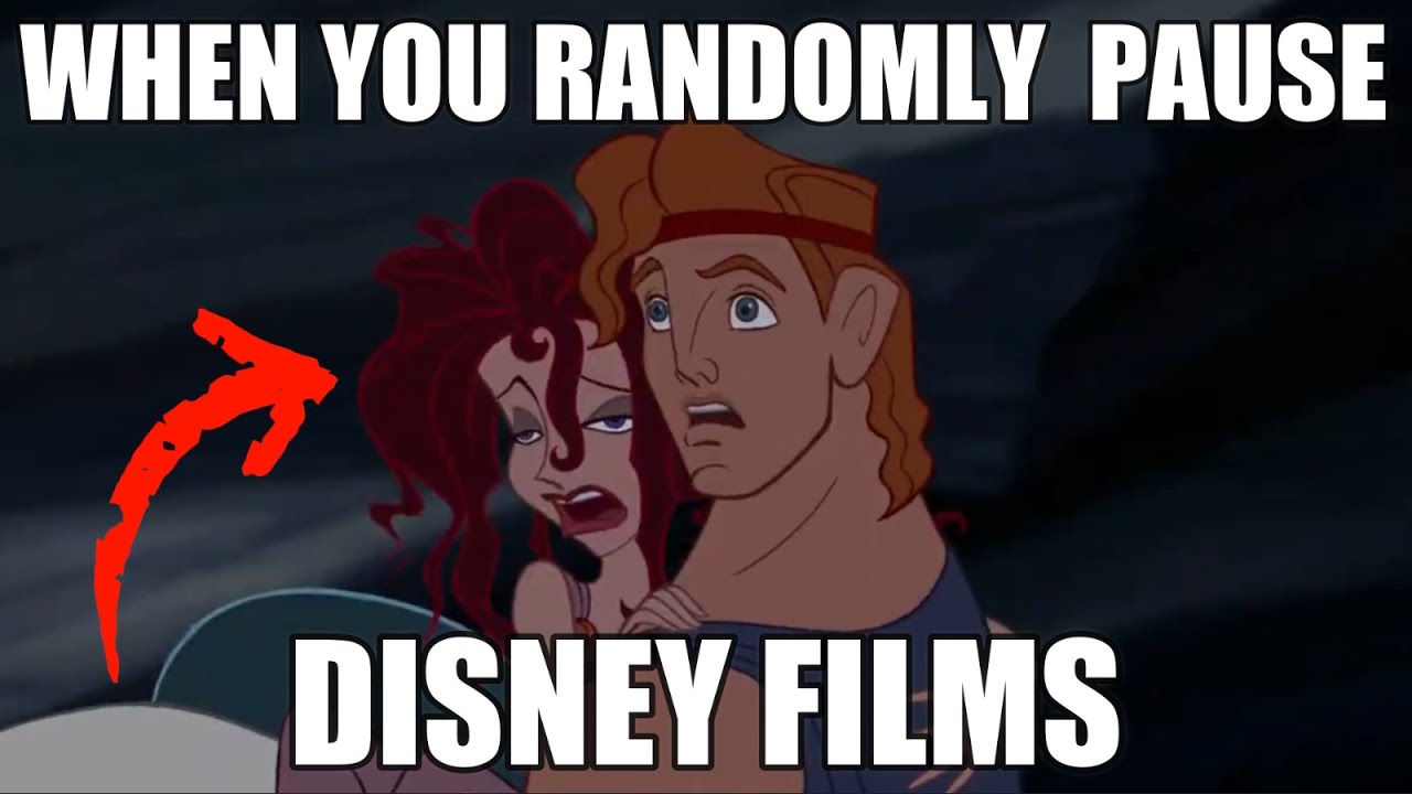 This is What Happens When you Pause Disney Animated Films - YouTube