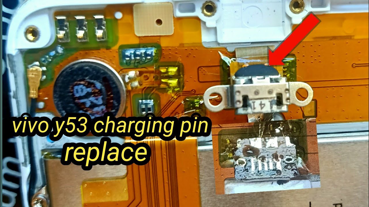 vivo y53 charging pin replace/how to replace vivo y53 charging port ...
