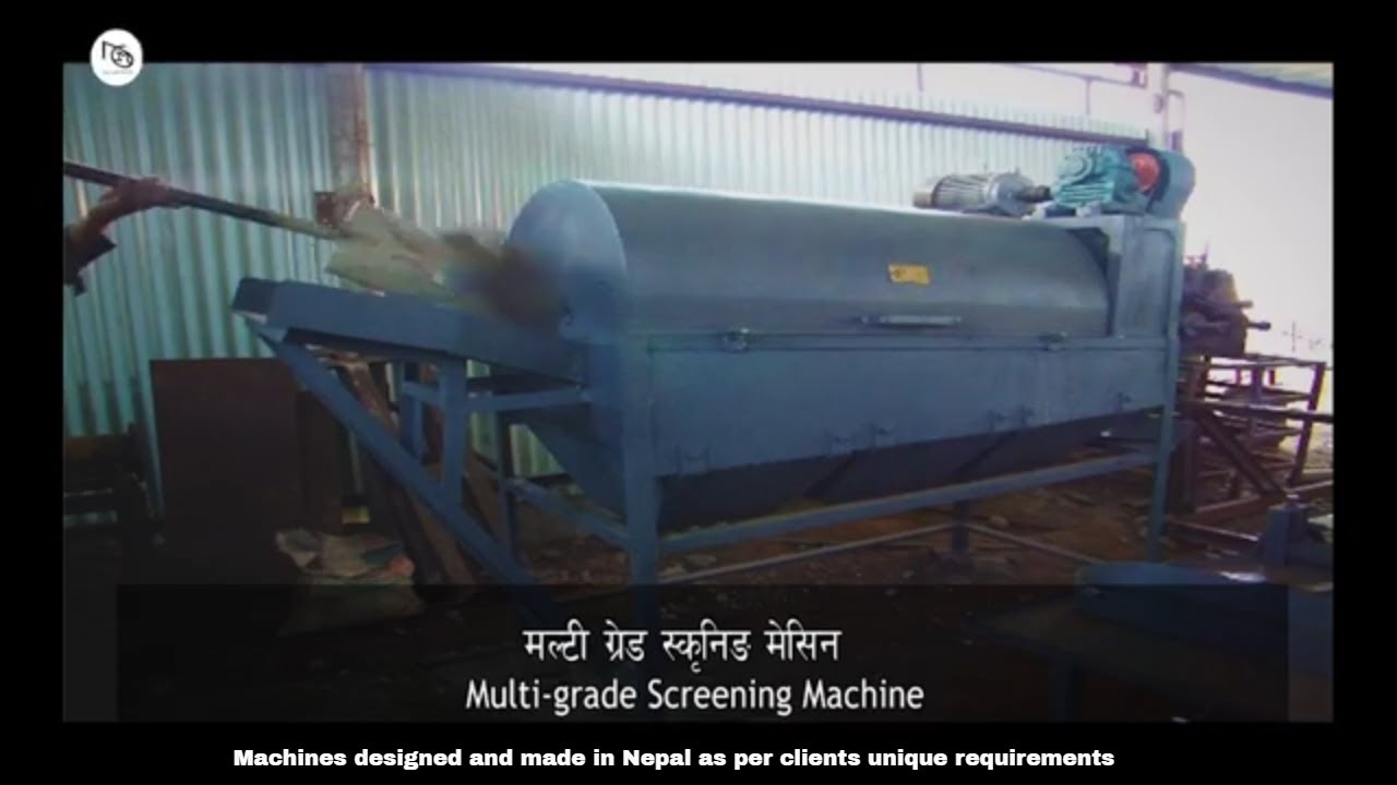 Rotary screening machine - For soil, sand and aggregate - YouTube