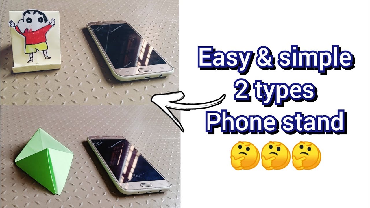 2 Phone Stand With Paper How To Make Paper Phone Stand Diy Origami