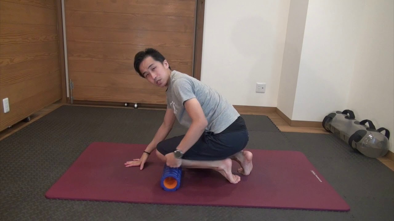 セルフ筋膜リリース 前脛骨筋（フォームローラー）: Self Myofascial Release SMR Anterior Tibialis ...