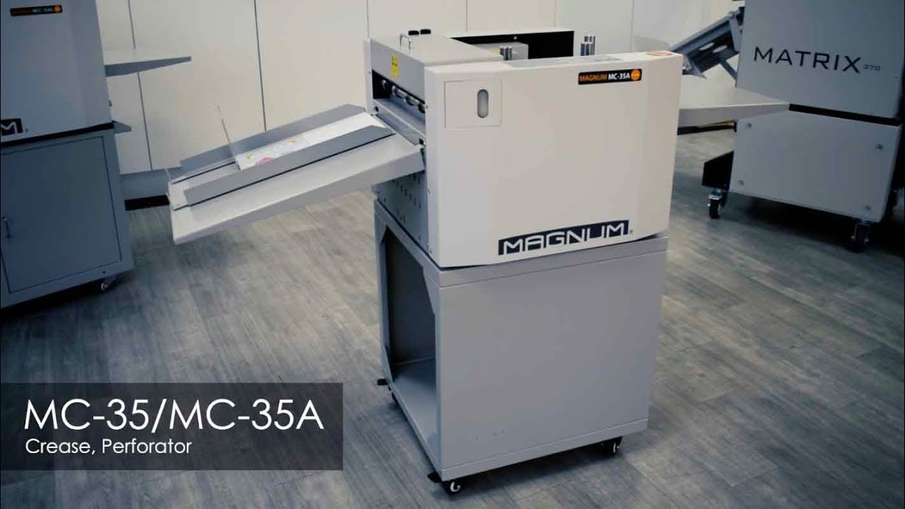 How to automate crease and perforation using the Magnum MC-35/MC-35A ...
