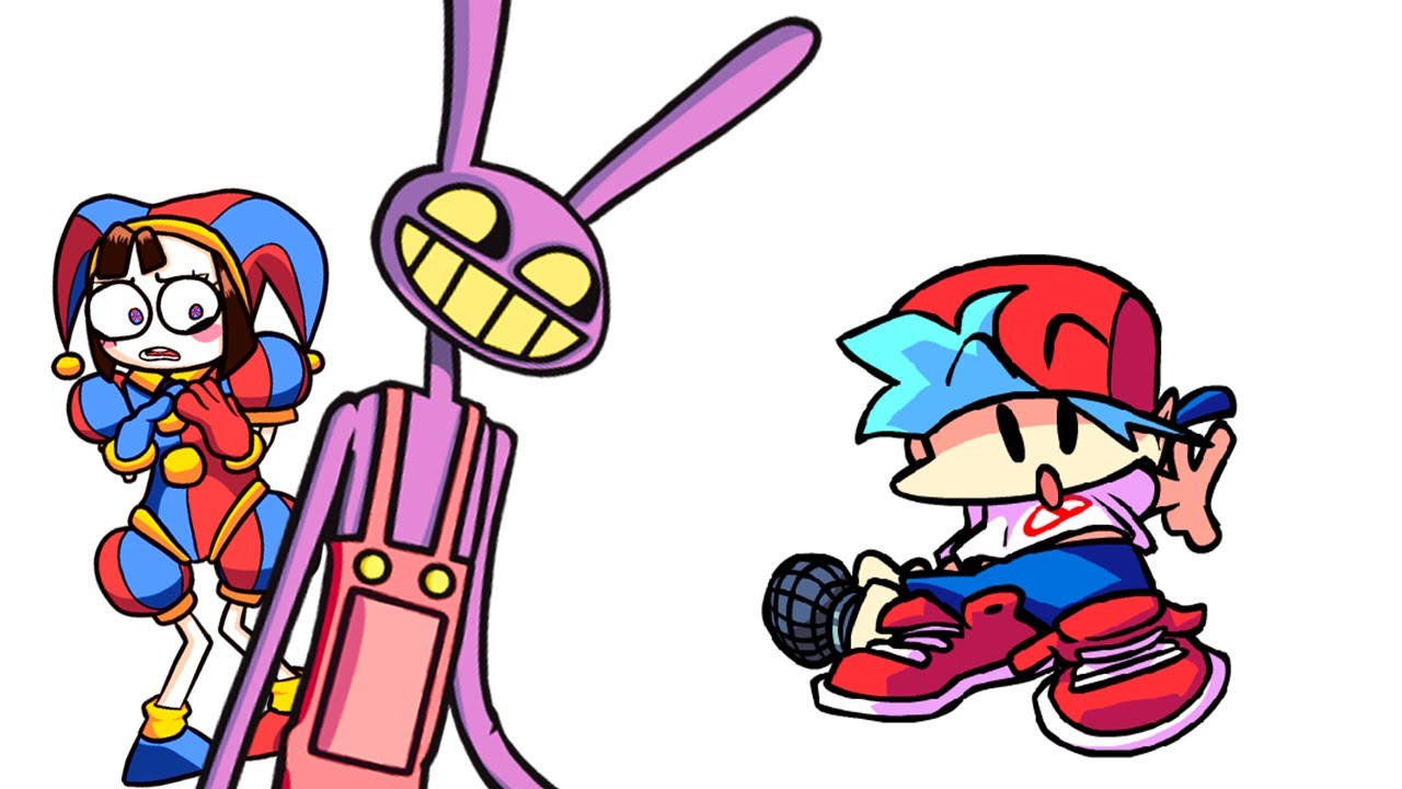 VS JAX & POMNI - Digitalizing [UPDATE] (FNF Song) - YouTube