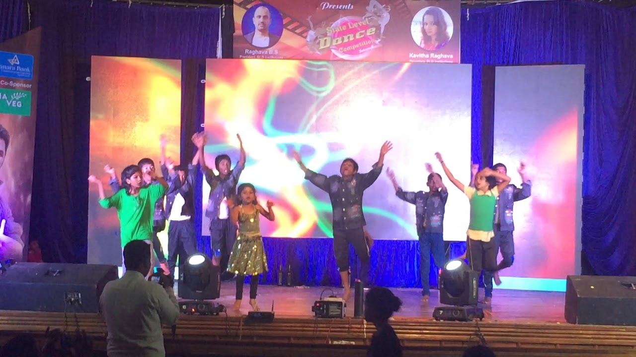 Mysore huli Ajay ringa right song state level dance competition - YouTube