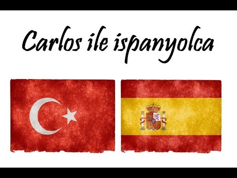 İSPANYOLCA OLMAK FİİLİ (SER) ÇEKİMLERİ / İSPANYOLCA DERS 10. - YouTube