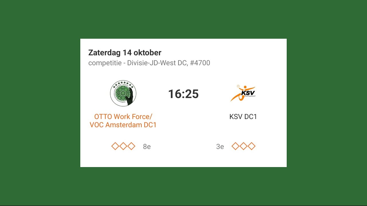 OTTO Work Force/ VOC Amsterdam C1 -KSV C1 - YouTube