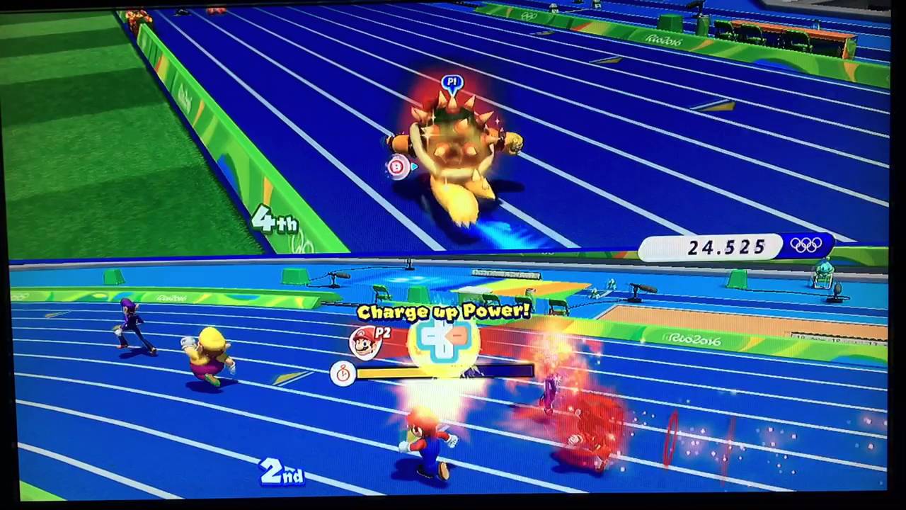 Mario and Sonic at the Rio 2016 Olympic Games part 4 4x 100m Relay ...