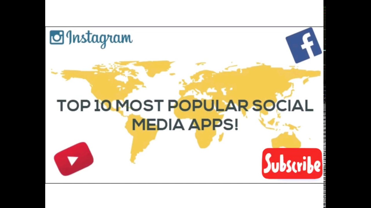 Top 10 most popular social apps in the world 2020 - YouTube