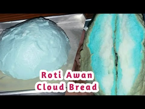 ROTI AWAN SELEMBUT KAPAS||CLOUD BREAD cuma 4 bahan yang viral di tiktok - YouTube