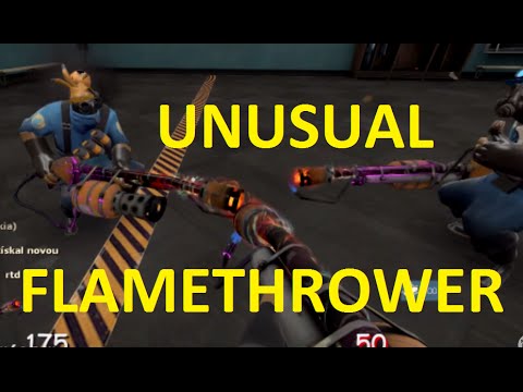 TF2: Unusual Weapon Showcase Gameplay Energy Orb Flamethrower Team ...