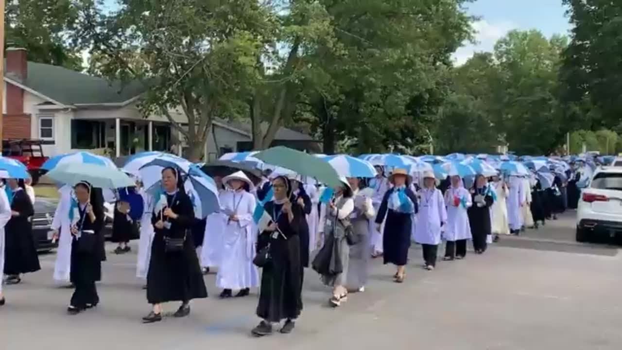 Live! Marian Days 2024 Parade (Recessional) - YouTube